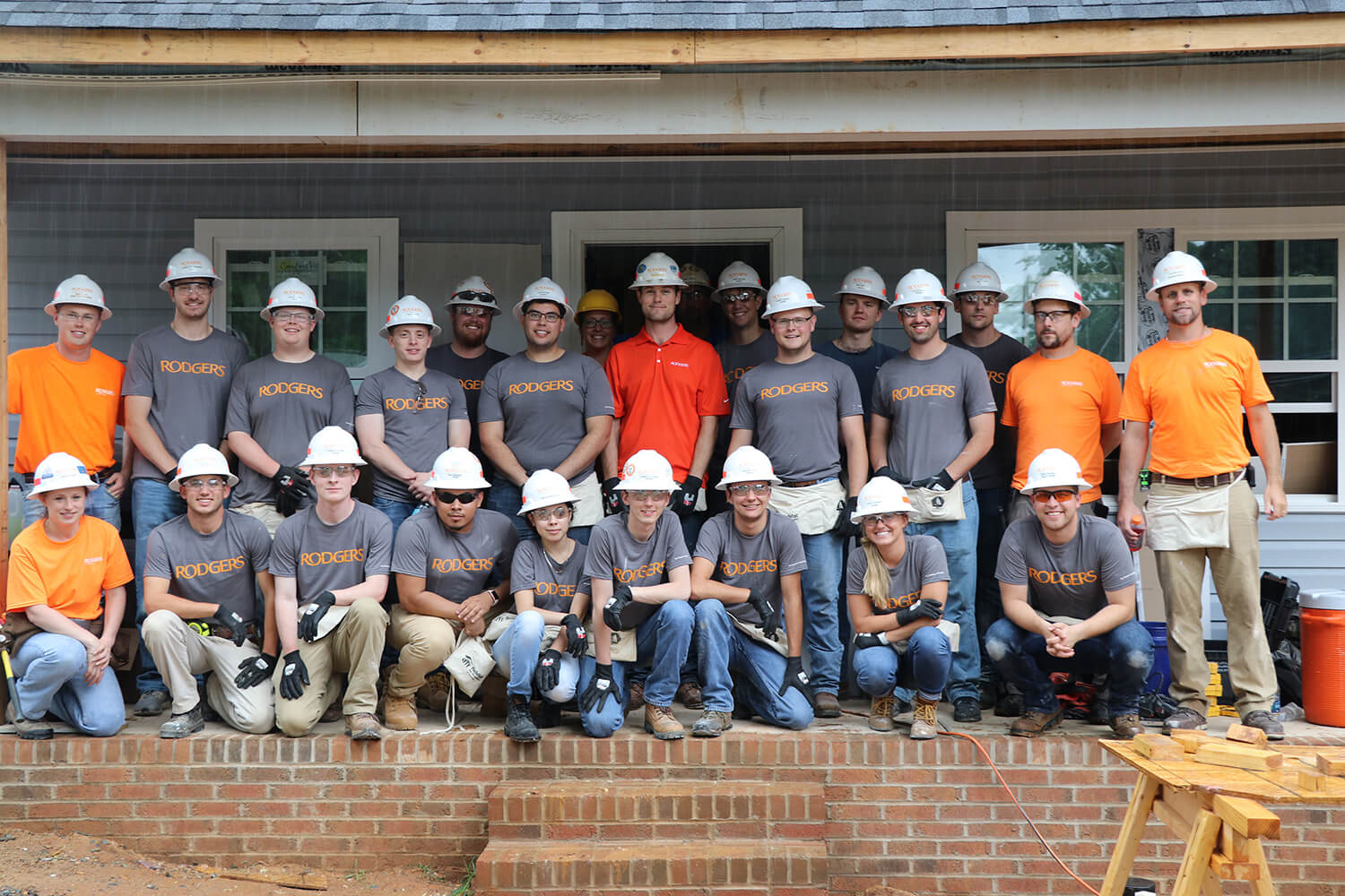 Interns spend a day with Habitat for Humanity - Rodgers Builders, Inc.
